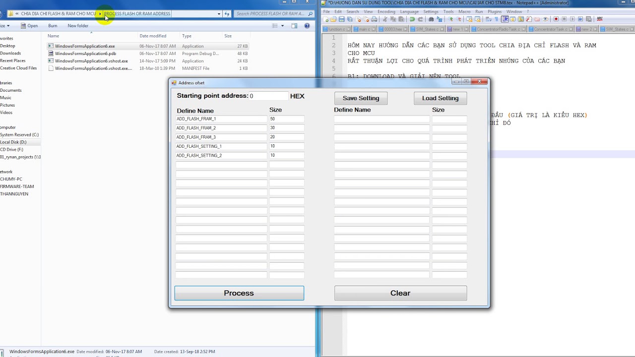 UPDATE STM32 - TOOL cắt file HEX - YouTube