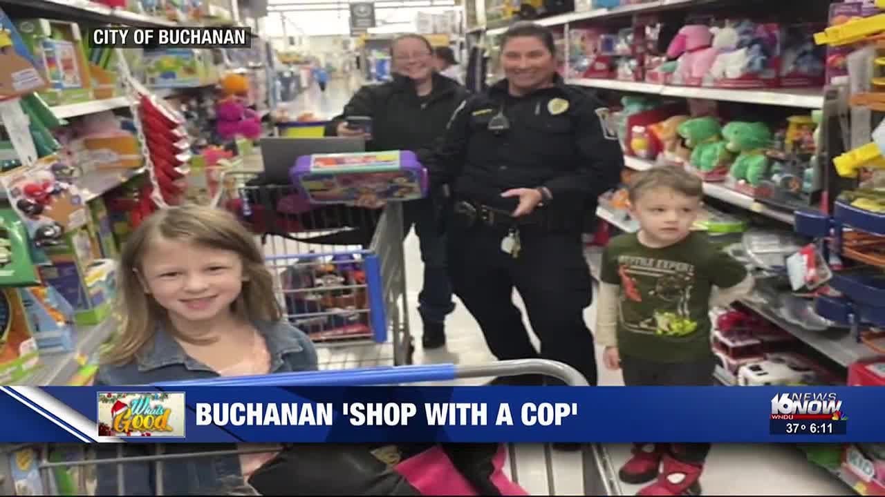 Buchanan Police Department hosting annual 'Shop with a Cop' event - YouTube