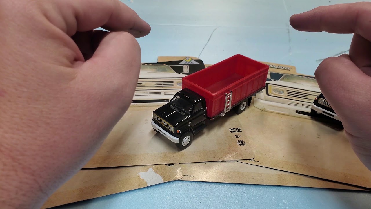 1/64 Chevy C60 grain truck and propane truck world premier. - YouTube