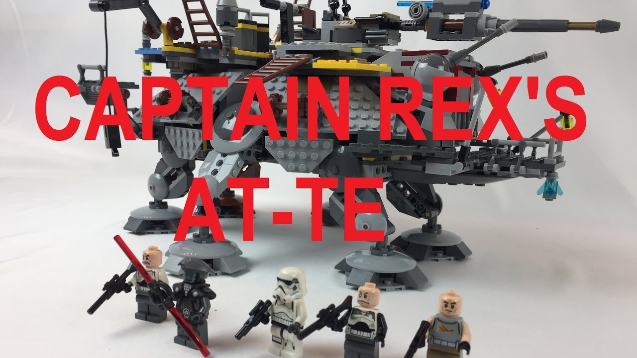 Lego Star Wars - Captain Rex's AT-TE Review Walker! - YouTube