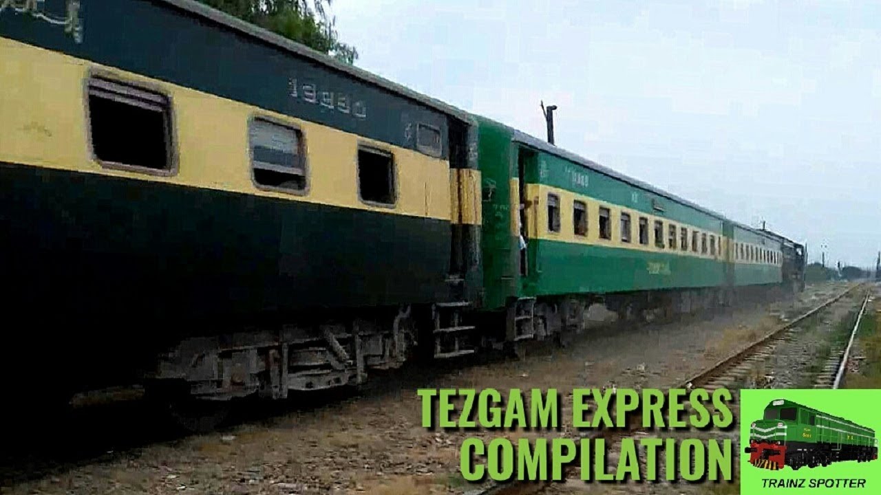 Pakistan Railways || 7Up & 8Dn || Tezgam Express Compilation. - YouTube