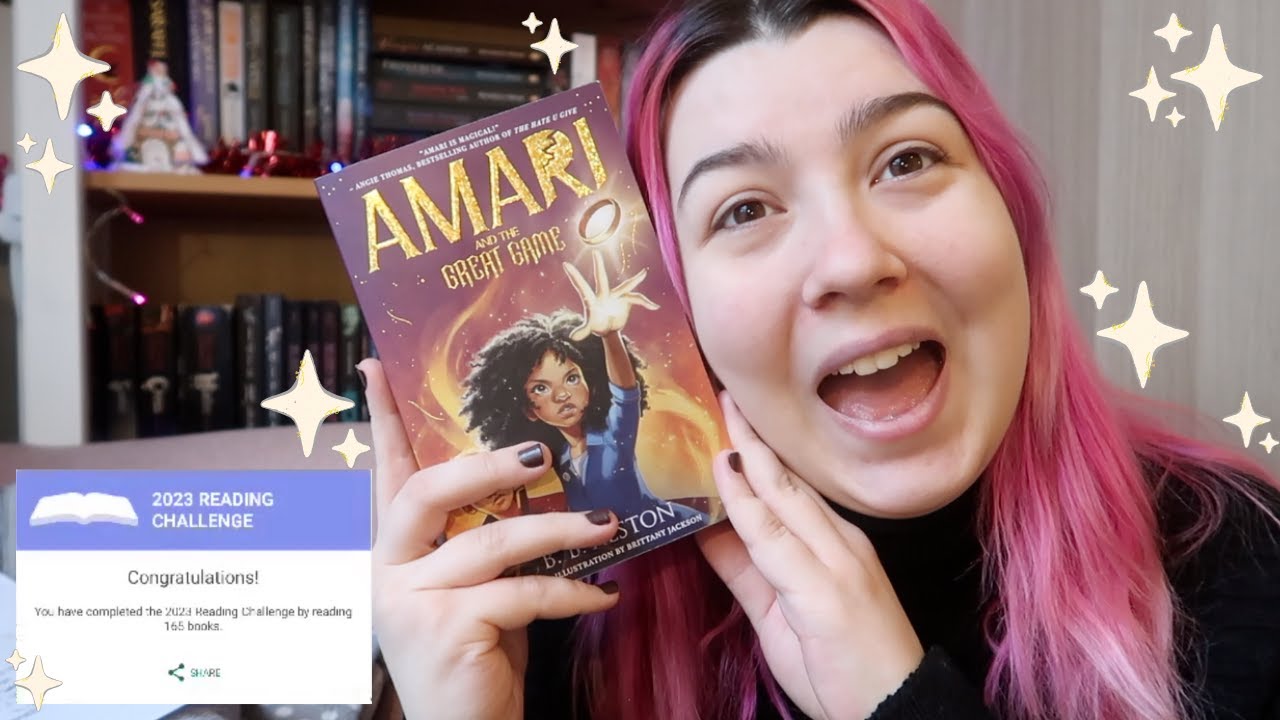 Reading A Book To Hit My Goodreads Goal - YouTube