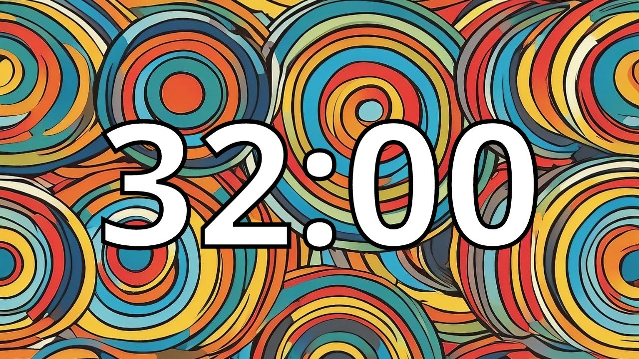 32 Minute Timer with Music | Abstract Timer - YouTube