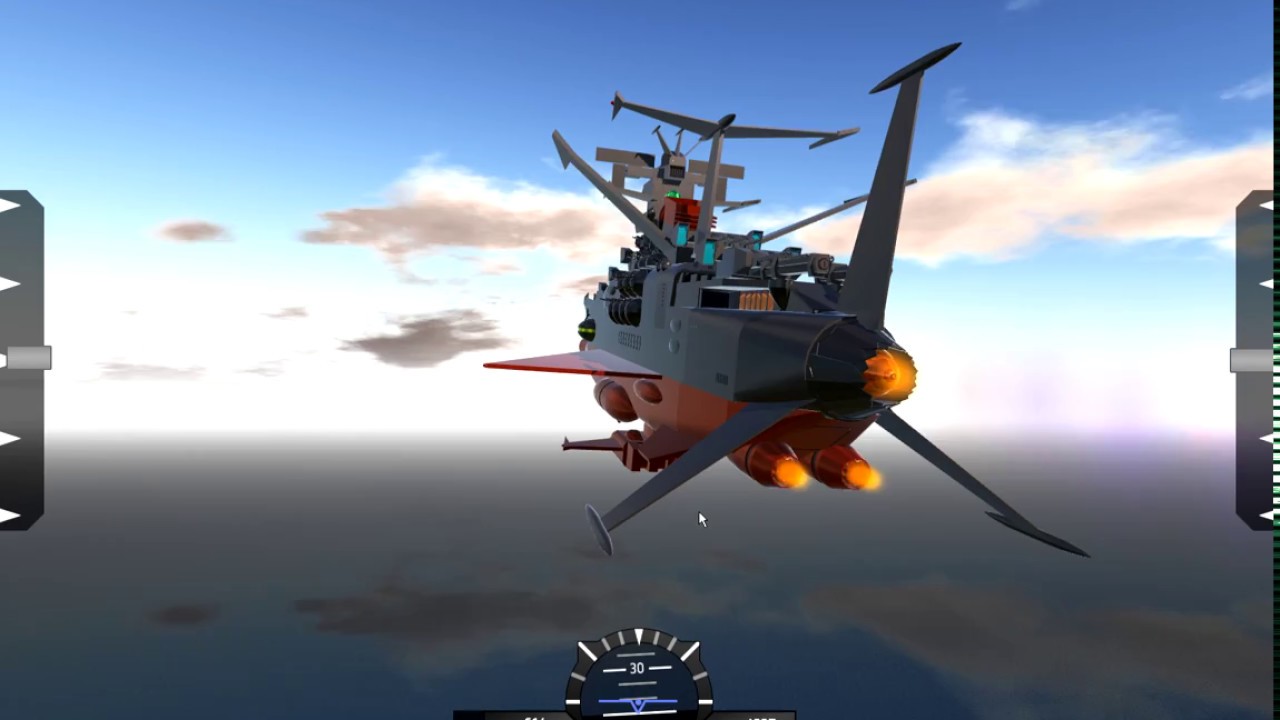 SimplePlanes - Space Battleship YAMATO Ver2.0 DEMO - YouTube
