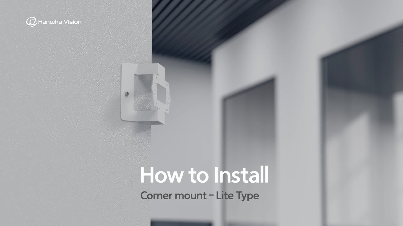 How to install Corner Mount Lite Type - YouTube