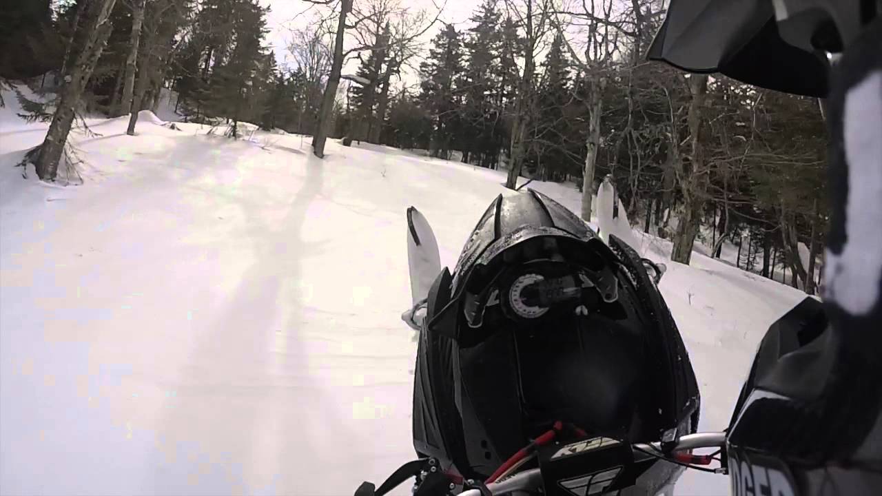 PURE MAINE BACKCOUNTRY POWDER // SNOWMOBILE - YouTube