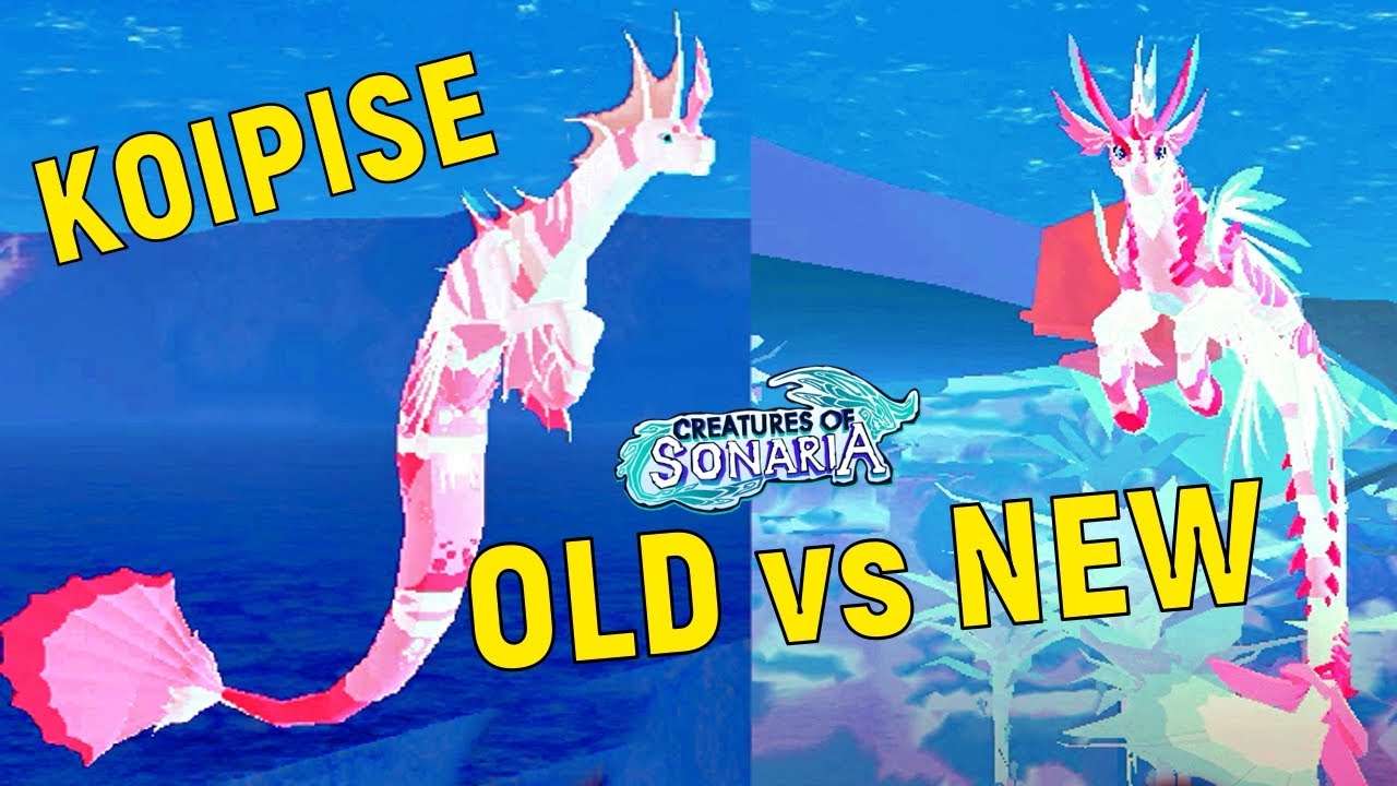 Koipise Redesign! Old Model VS New! Creatures Of Sonaria - YouTube