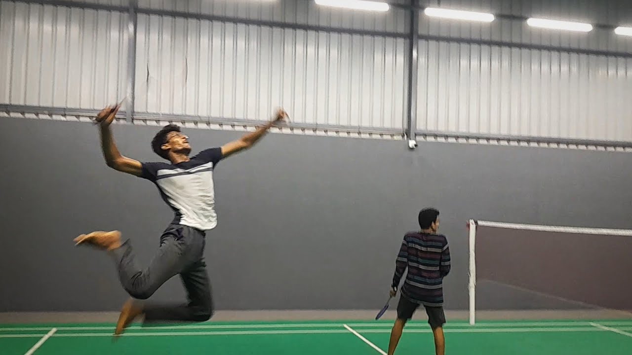 Shuttle game with our team 🤗 - YouTube