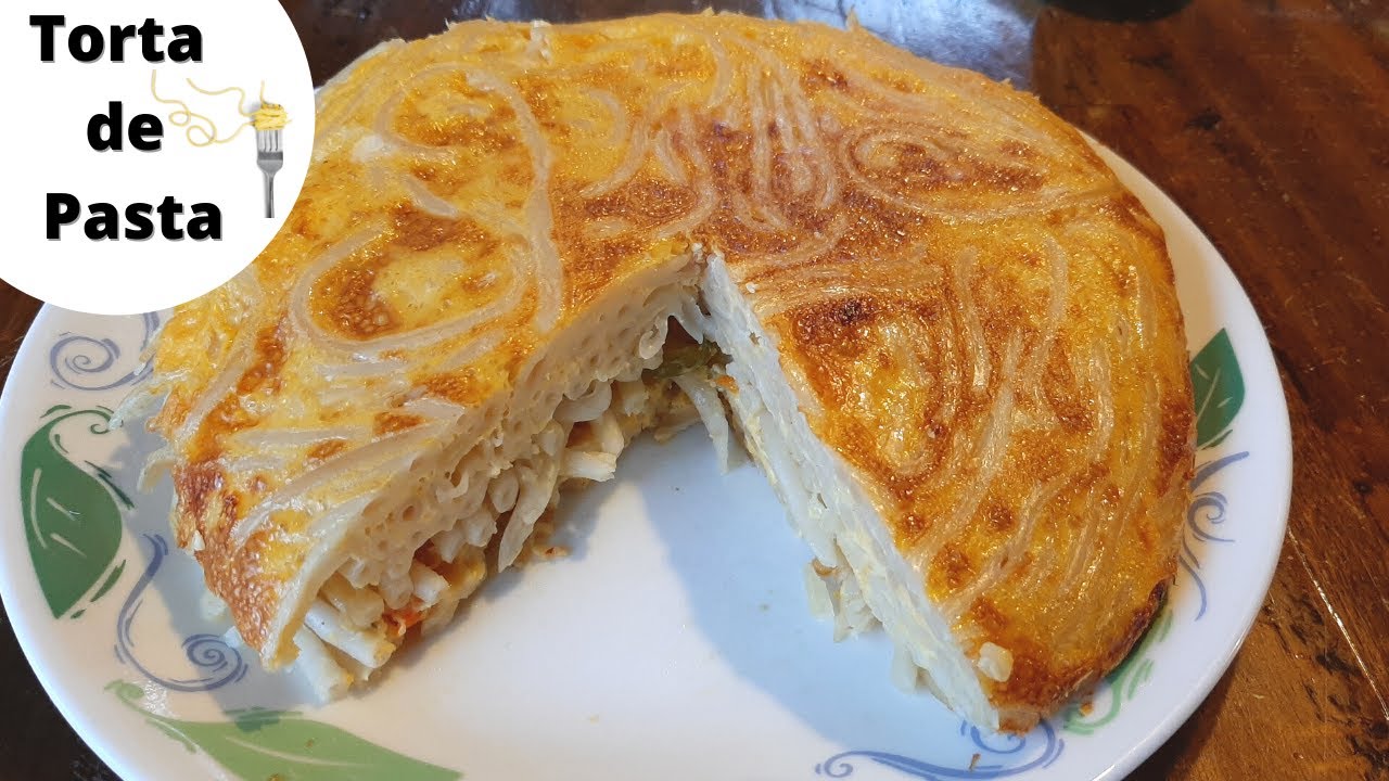 Torta de Pasta con Verduras | Fácil Y deliciosa - YouTube