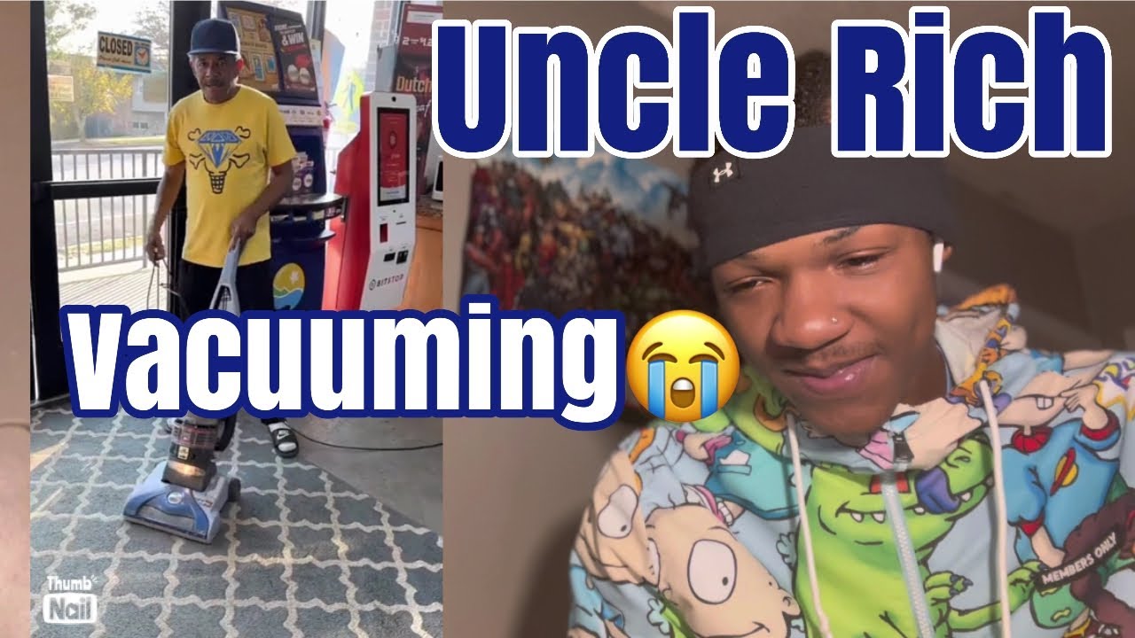 WALKING ON THE CARPET WHILE UNCLE RICH IS VACUUMING😭|Reaction😮‍💨 - YouTube