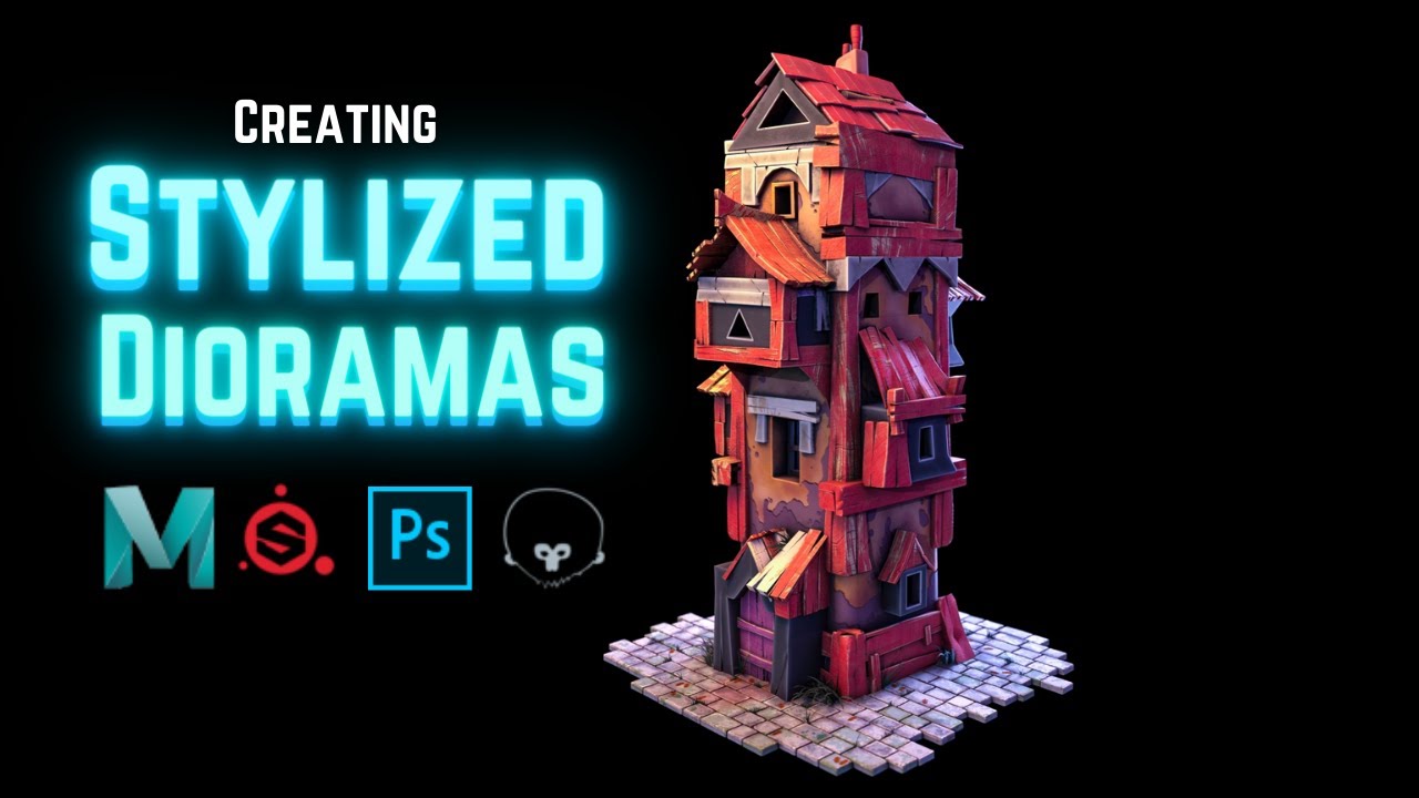 Creating Stylized Environments & Dioramas using Maya/Substance Painter ...