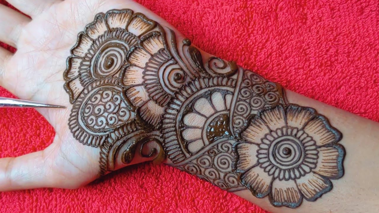 Eye Catching easy mehndi design || simple mehandi design for festival ...
