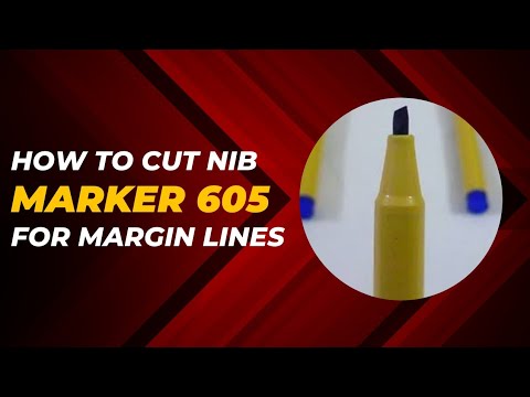 cut 605 Marker for margin lines in 5 sec | how to use 605 Marker ...