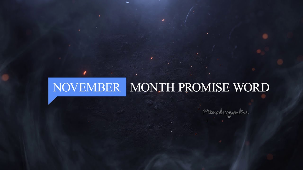 || Nov Month Promise Word || 01-11-2022 || Pr O.V Saijo || MAG || - YouTube
