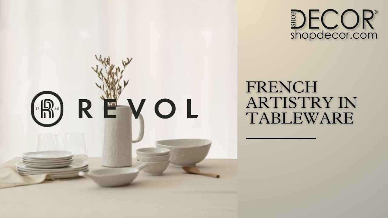 SHOPDECOR |🍽️ Revol: French Artistry in Tableware 🍽️ - YouTube