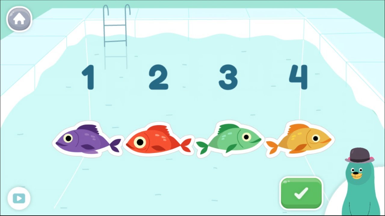 Count 4 object - Number 4 - Counting 4 objects for children and kids ...