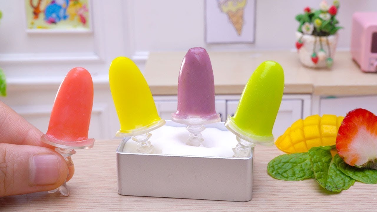 Receta De Helado De Frutas Frescas En Miniatura Para El Verano ...