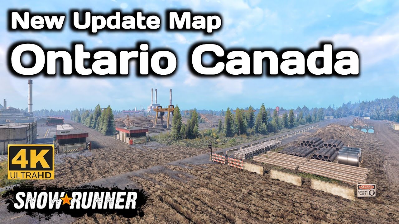 New Update Map Ontario Canada In SnowRunner Season 14 - YouTube