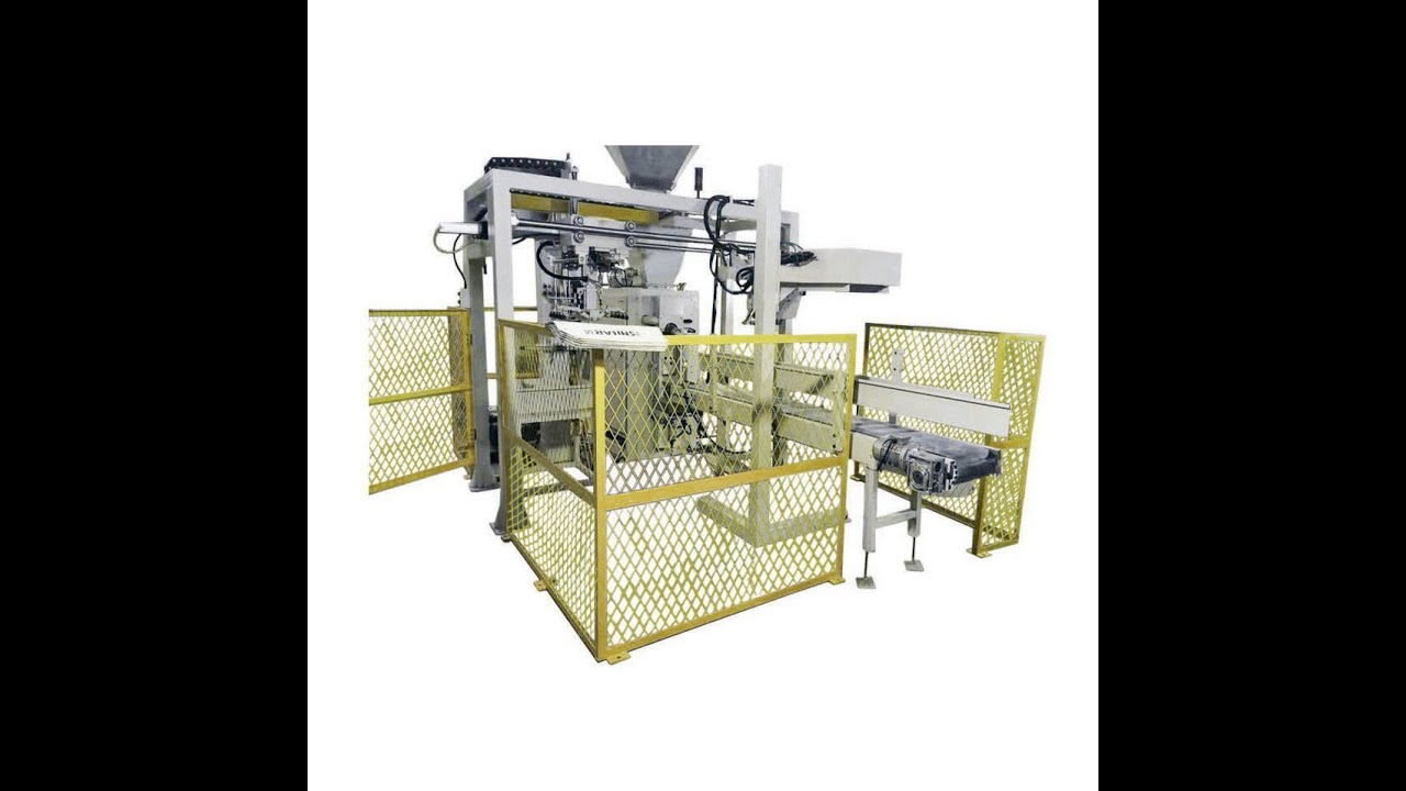 Full-automatic Valve Bag Packing Machine - SW-AT-VBM-LX - YouTube