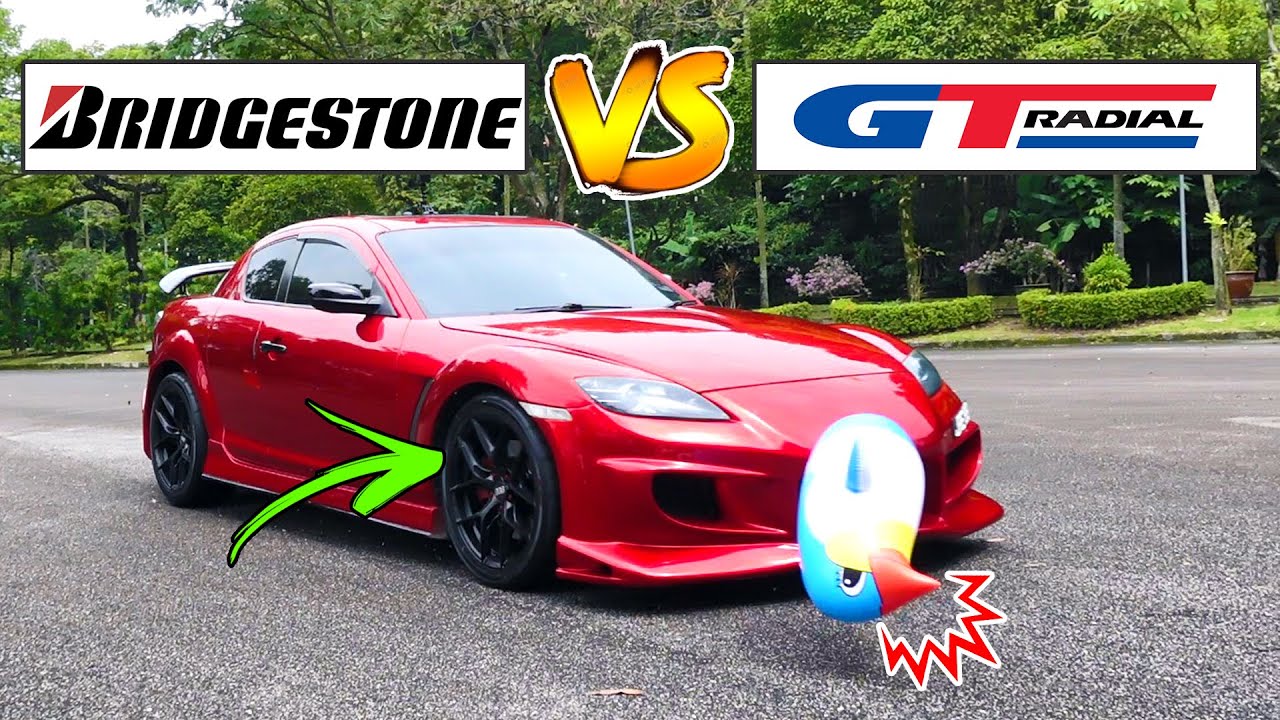 Pertempuran Tayar! BRIDGESTONE vs GT Radial - YouTube