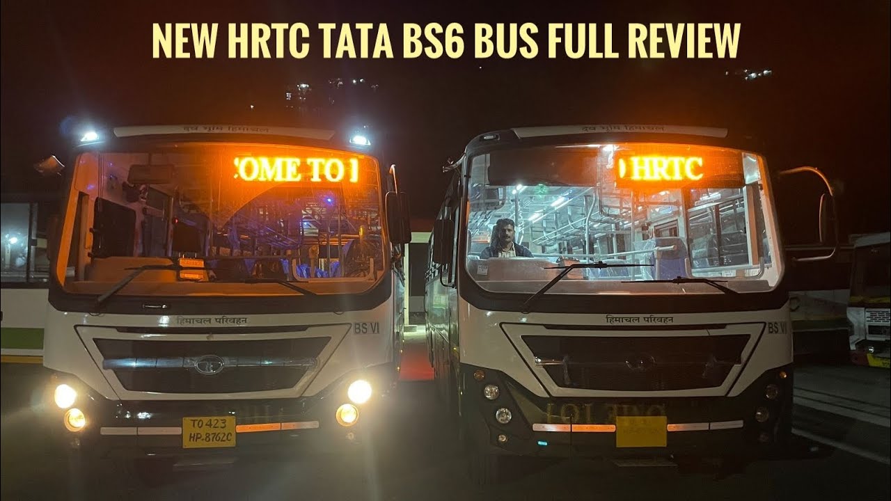 HRTC New TATA BS6 Bus Full Review 🎉 ️ || Himsafar #hrtc #tata #bs6 # ...