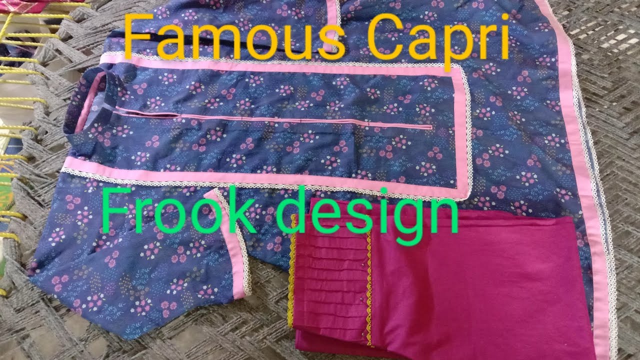 famous Eid special ! Capri frook design 2024! - YouTube