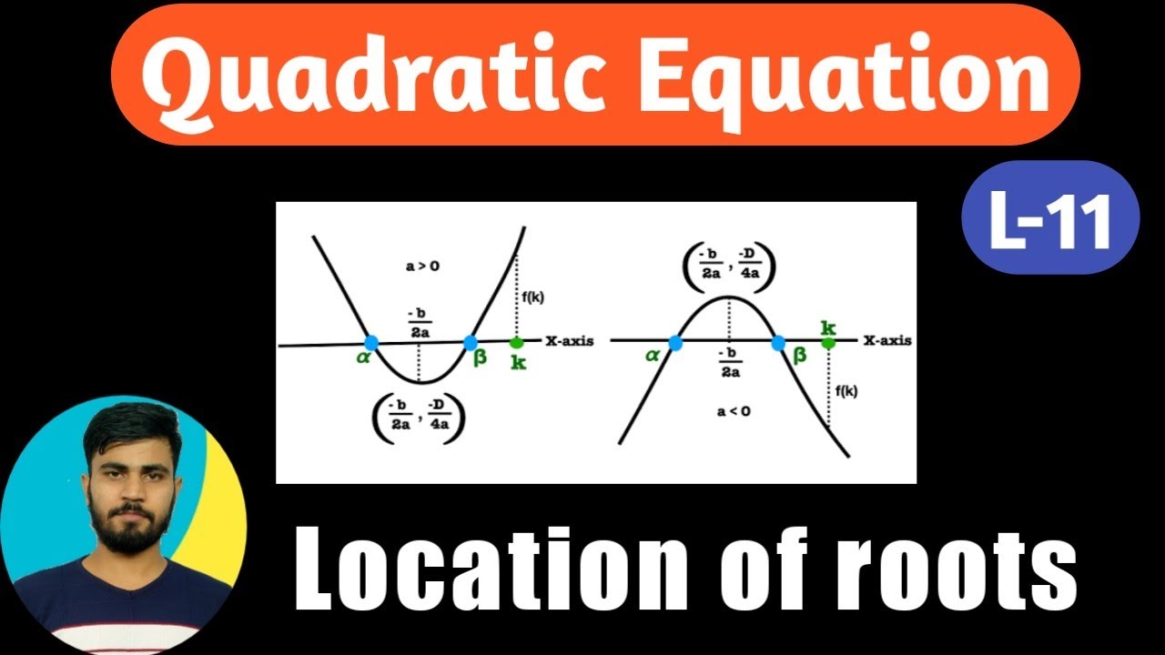 Quadratic equation:Lecture-11:Location of roots||Maths jeeo|| - YouTube
