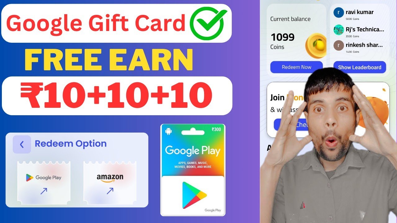 Task Wask App | Google Play Redeem Code Earning App | Free Redeem Code | How To Get Amazon Gift ...