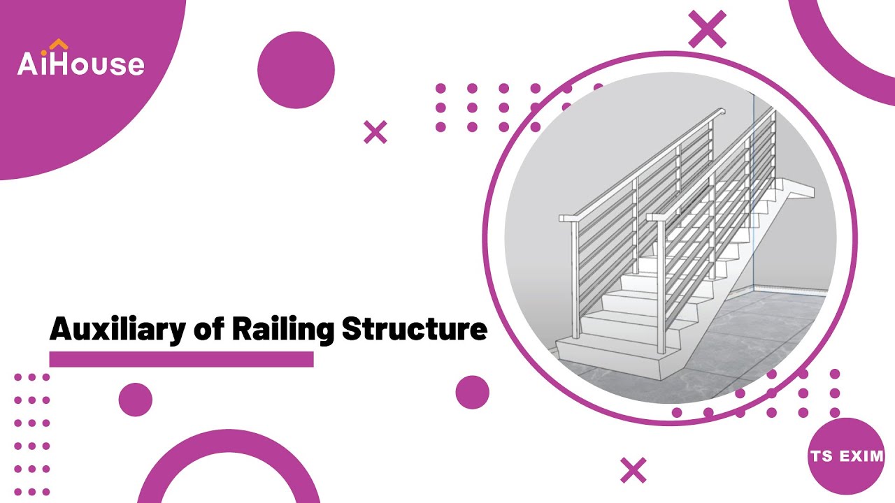 [Free Modeling FAQs] V5 plus - Auxiliary of Railing Structure - YouTube