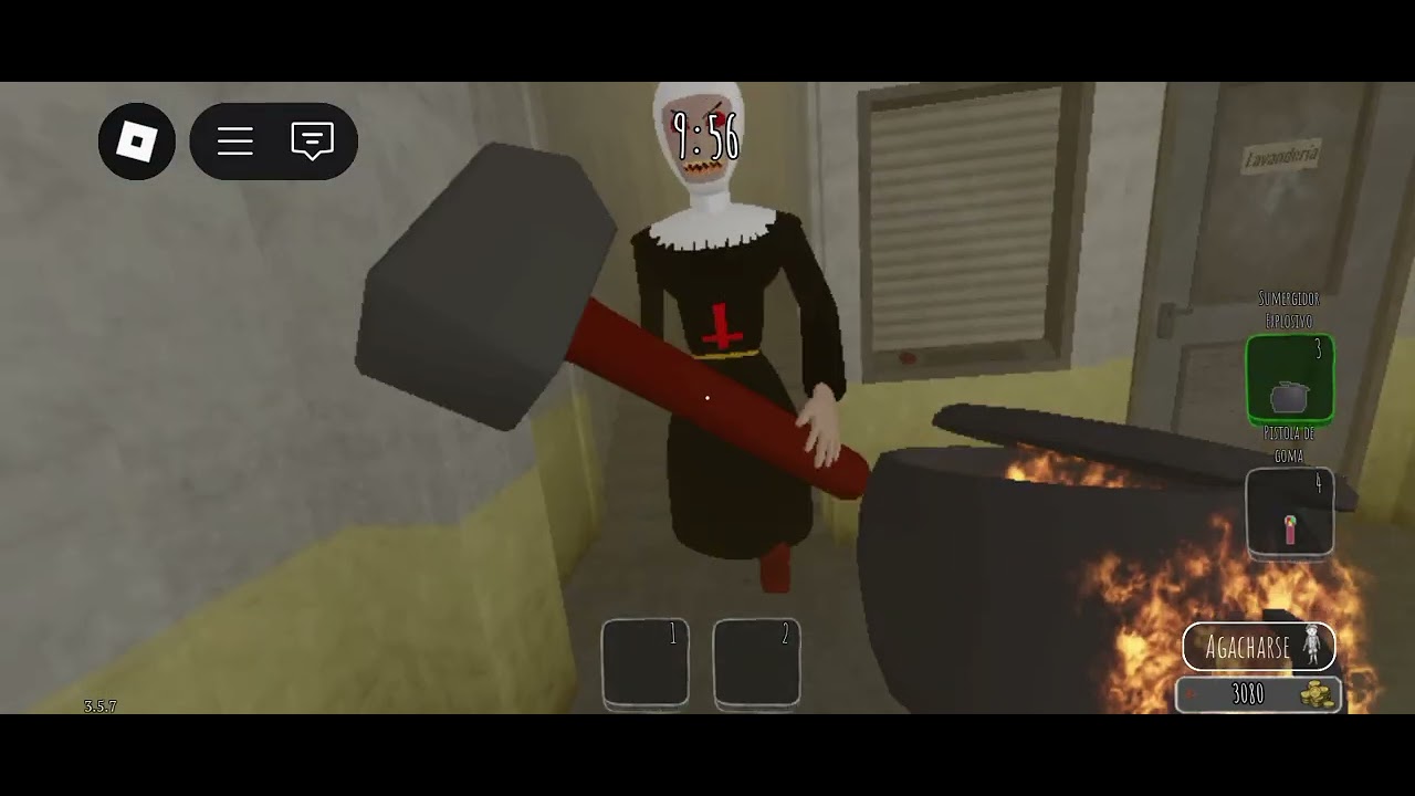 Evil nun Roblox versión parte 1 - YouTube