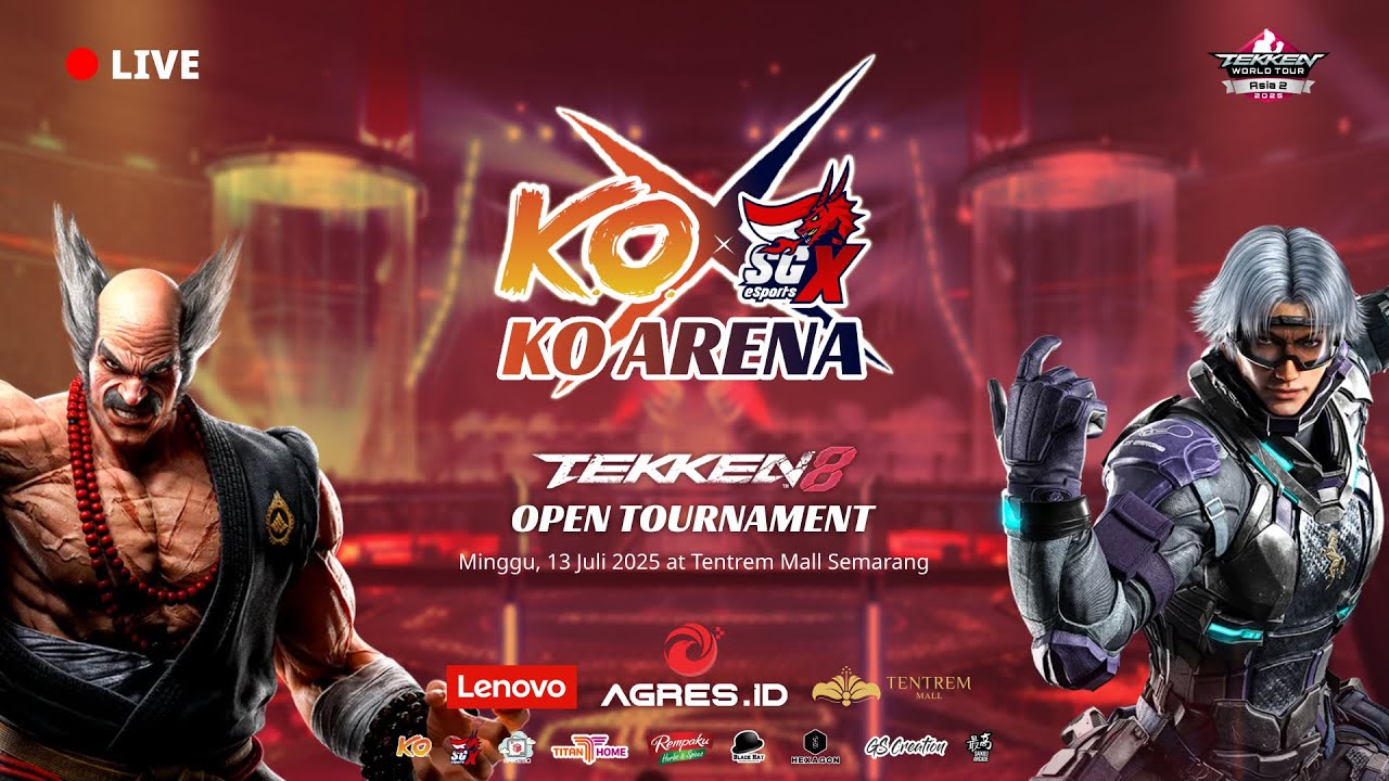 Knockout Arena 2025: OPEN Tekken 8 Tournament - YouTube