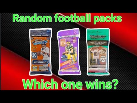 Random football packs - YouTube