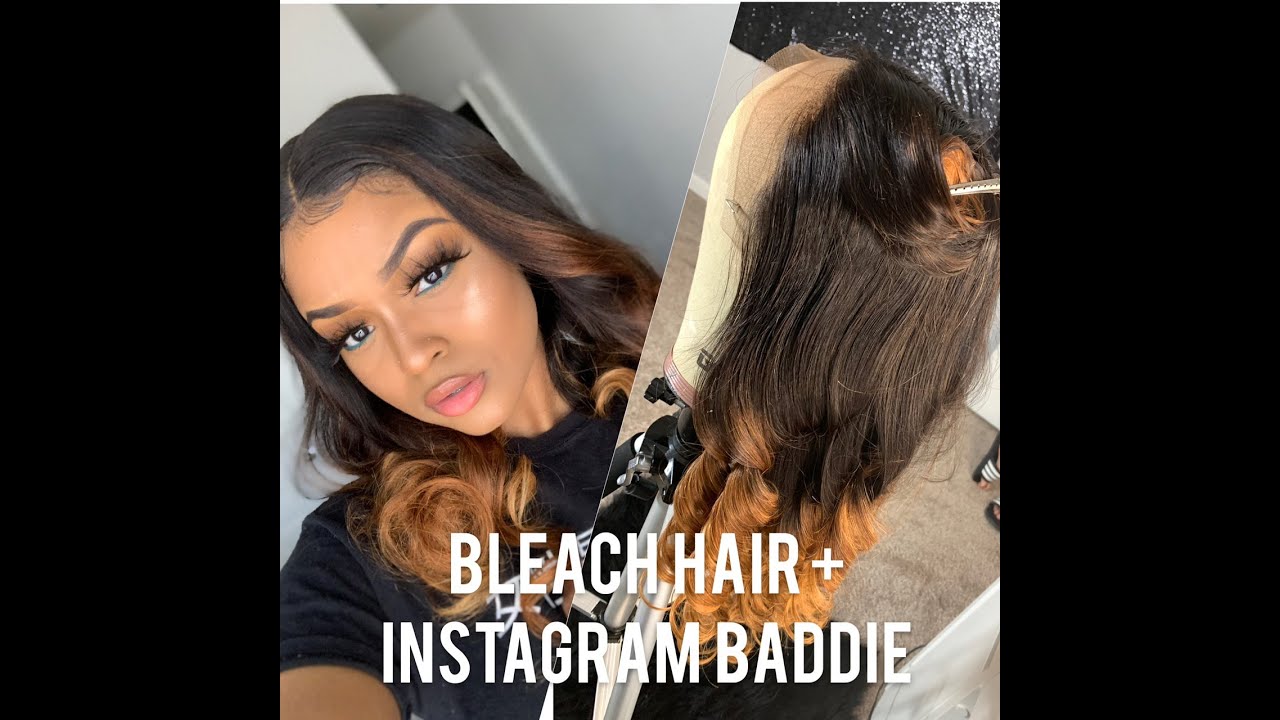How to:BLEACH & HIGHLIGHT HAIR+INSTAGRAM BADDIE| Ari J. - YouTube