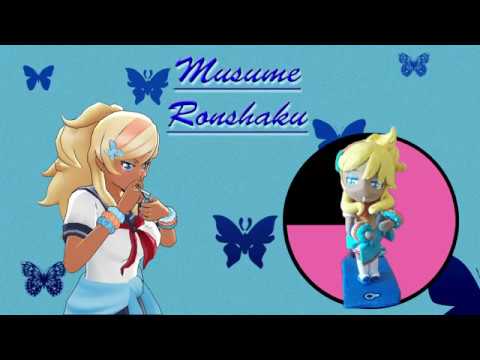 Musume Ronshaku Polymer Clay Figure - Yandere Simulator - YouTube