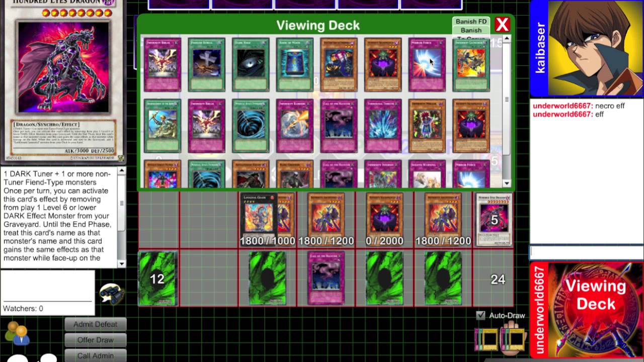 Yugioh Synchro Infernity Deck Profile! - YouTube
