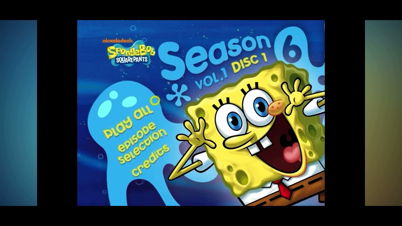 SpongeBob Season 6 DVD Menu (Riley Hospital for Children) - YouTube