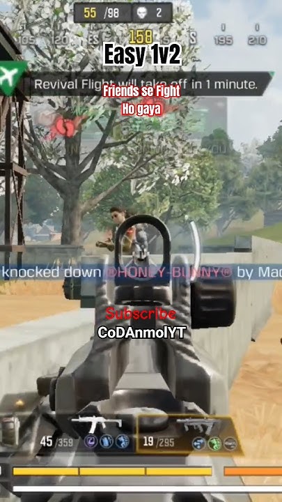 Friends se Fight ho gaya #1v2 #codm #codanmolyt #codmobile #matchmaking - YouTube
