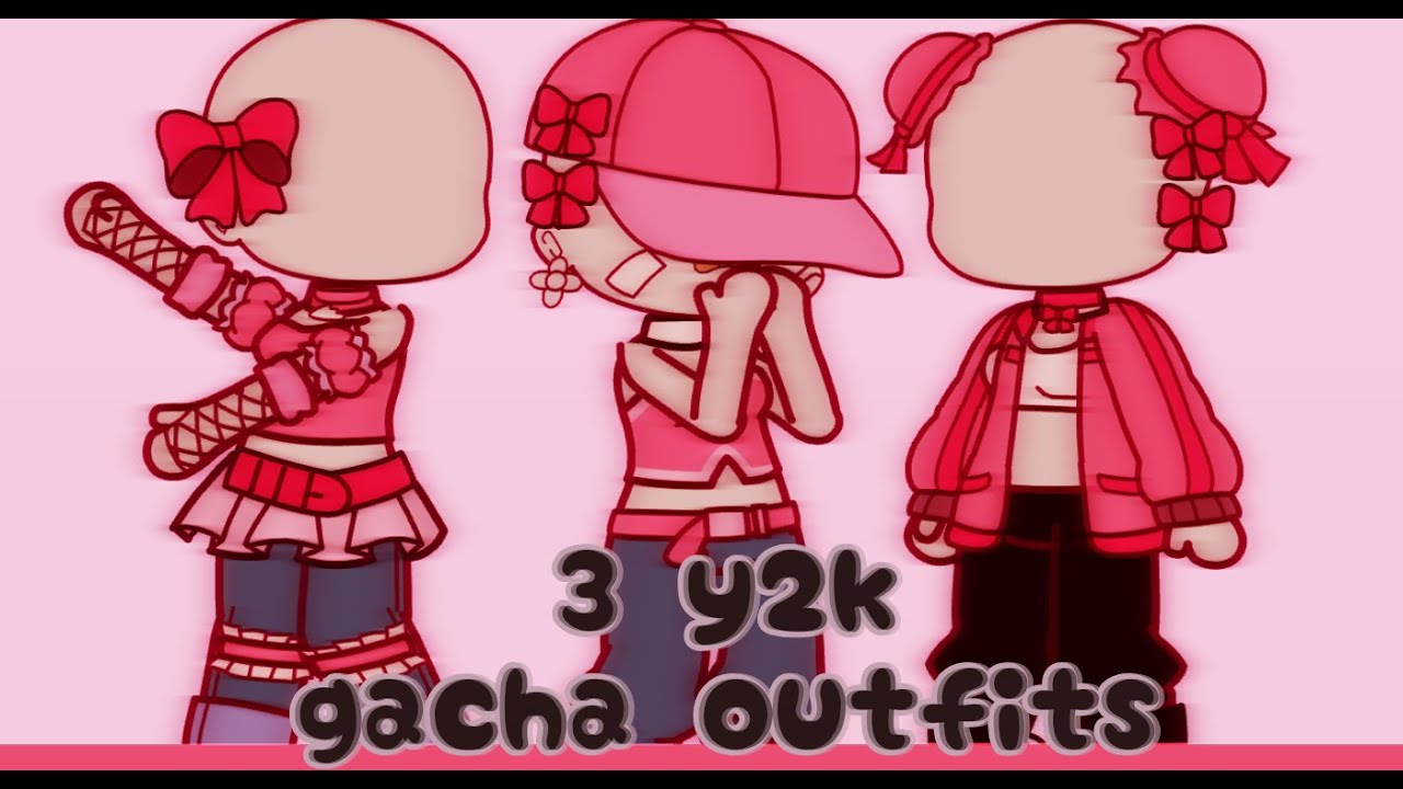 {🌺🌸} three y2k gacha outfits - YouTube