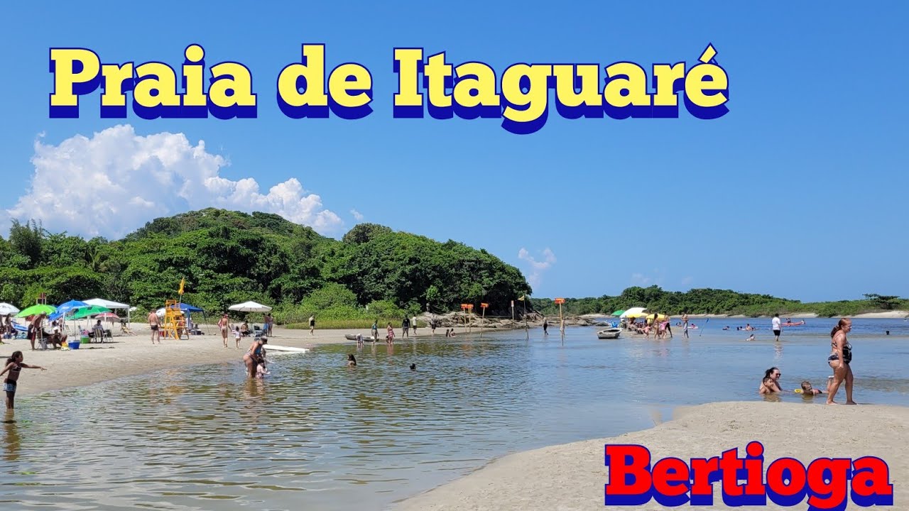 Praia de Itaguaré ( Bertioga - SP ) - YouTube