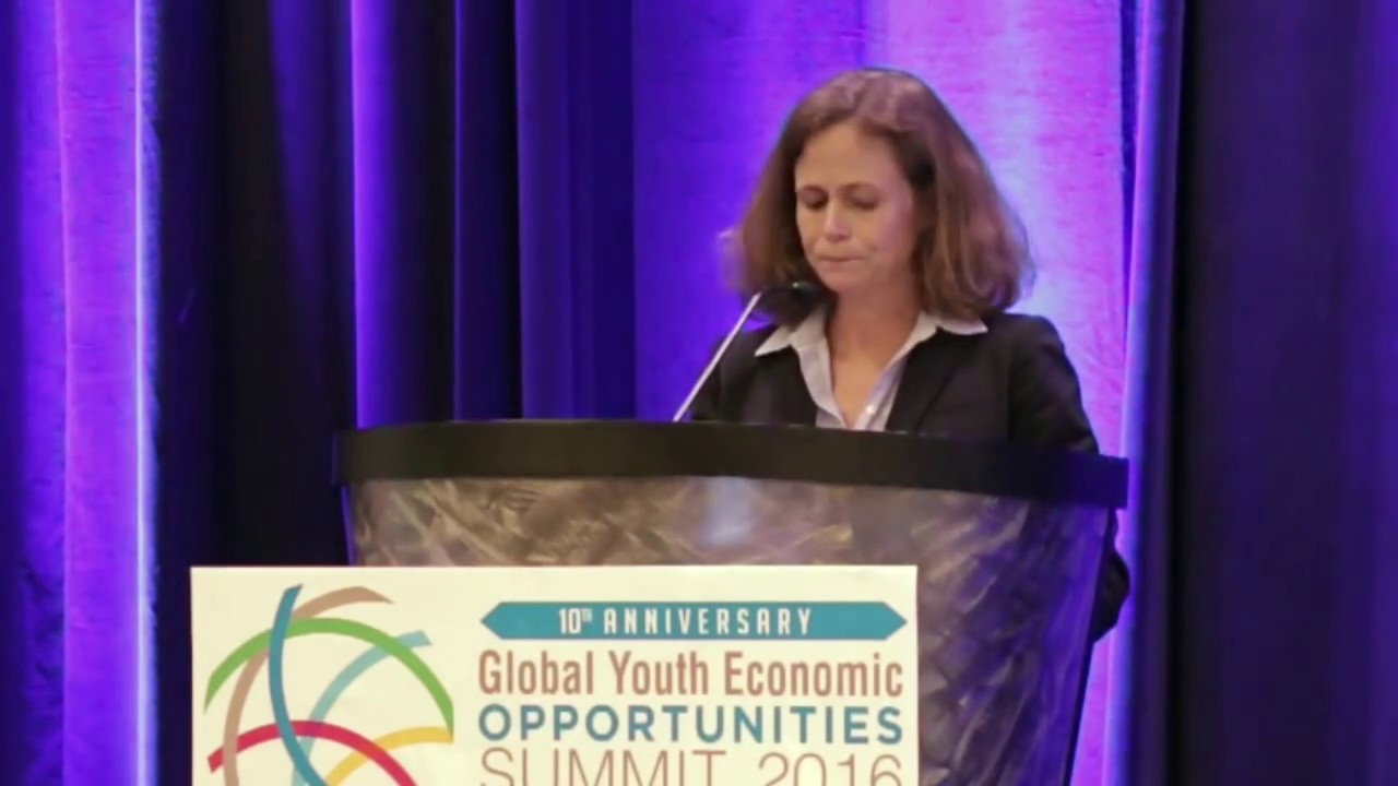 2016 Global Youth Economic Opportunities Summit: Beth Dunford - YouTube