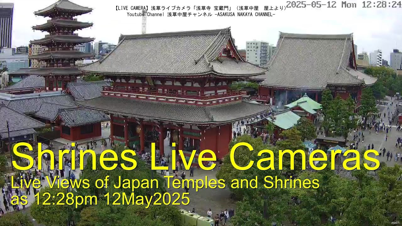 Live Views of Japan's Temples and Shrines - YouTube