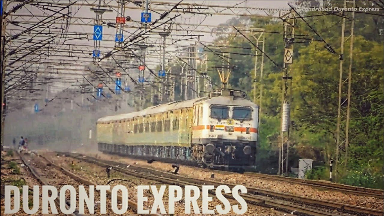 A High Speed Duronto Express | Garib Rath | Rajdhani Express - YouTube