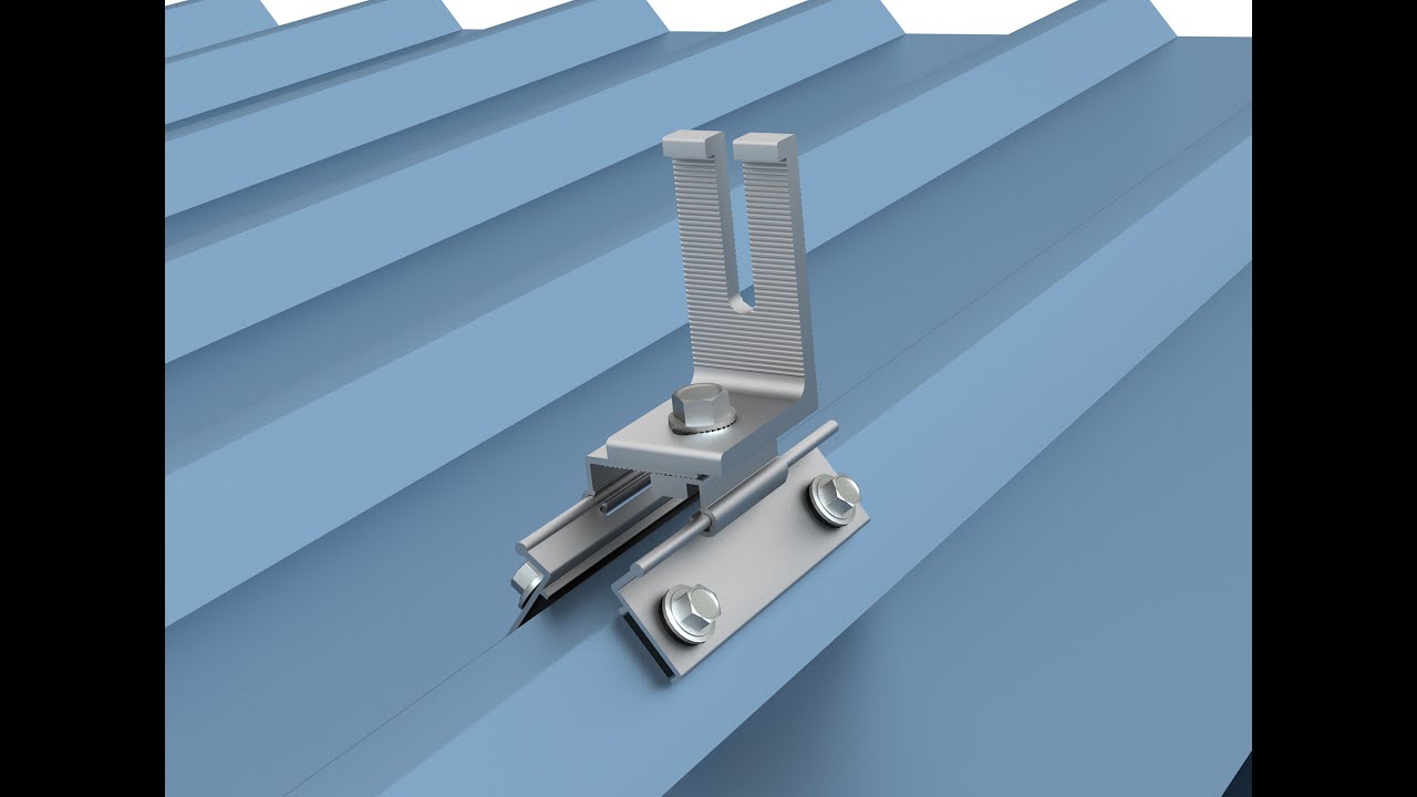 Metal roof solar mounts made simple with SunModo | The Pitch - YouTube