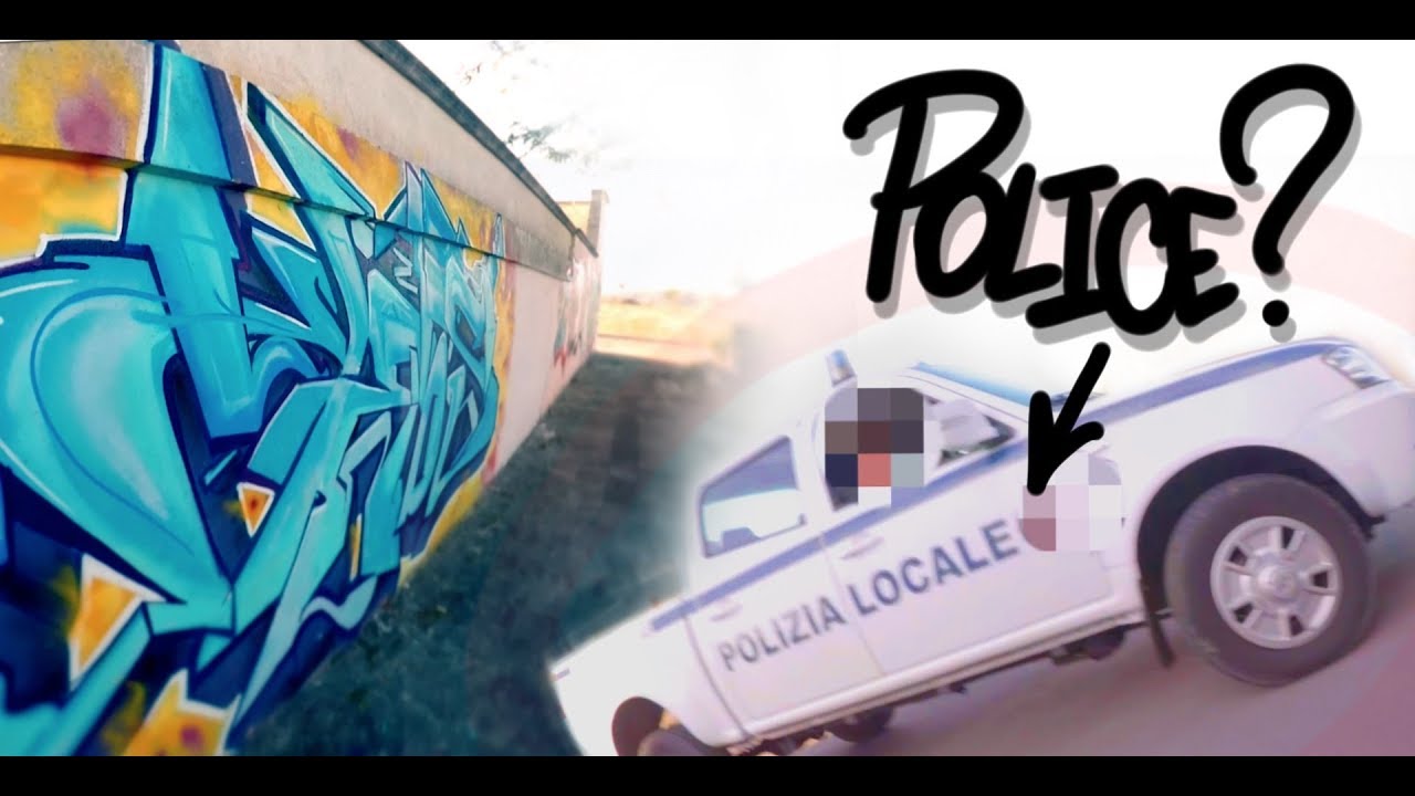 GOOD COPS? graffiti piece - 2017 - YouTube