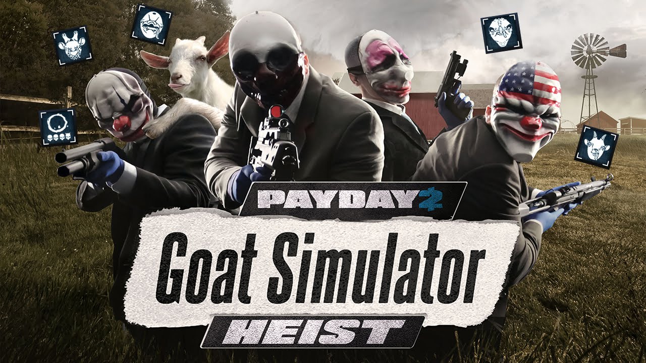 PayDay 2: Все достижения из DLC:The Goat Simulator Heist - YouTube