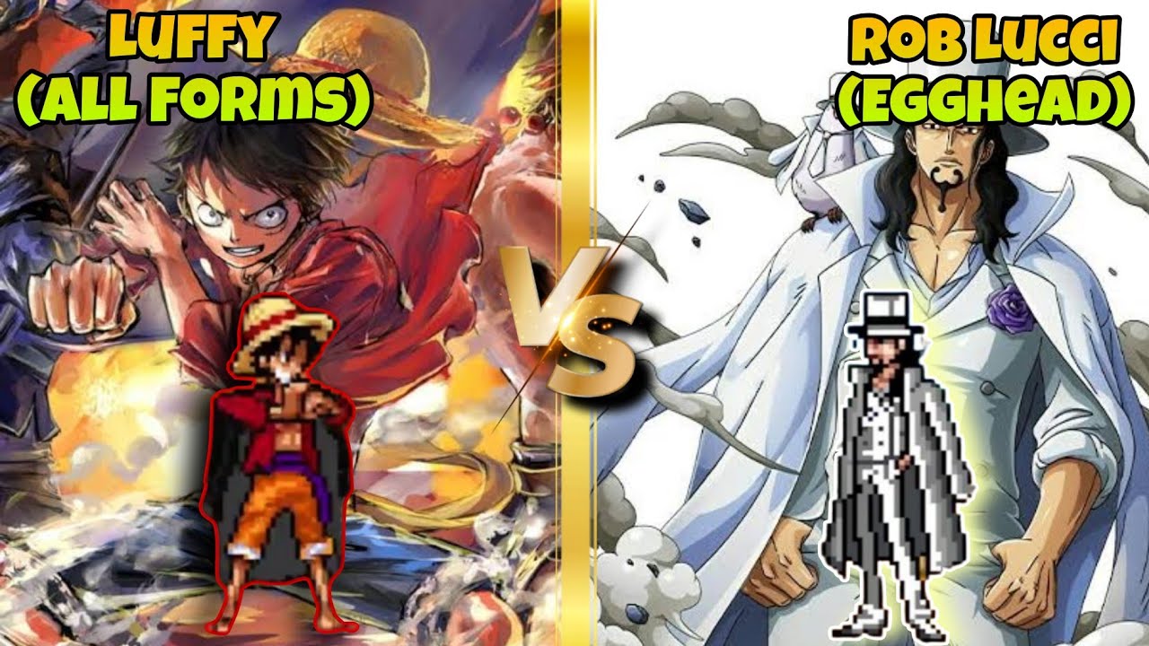 Jump Force MUGEN - Luffy (All Forms) vs Rob Lucci (Egghead) - YouTube