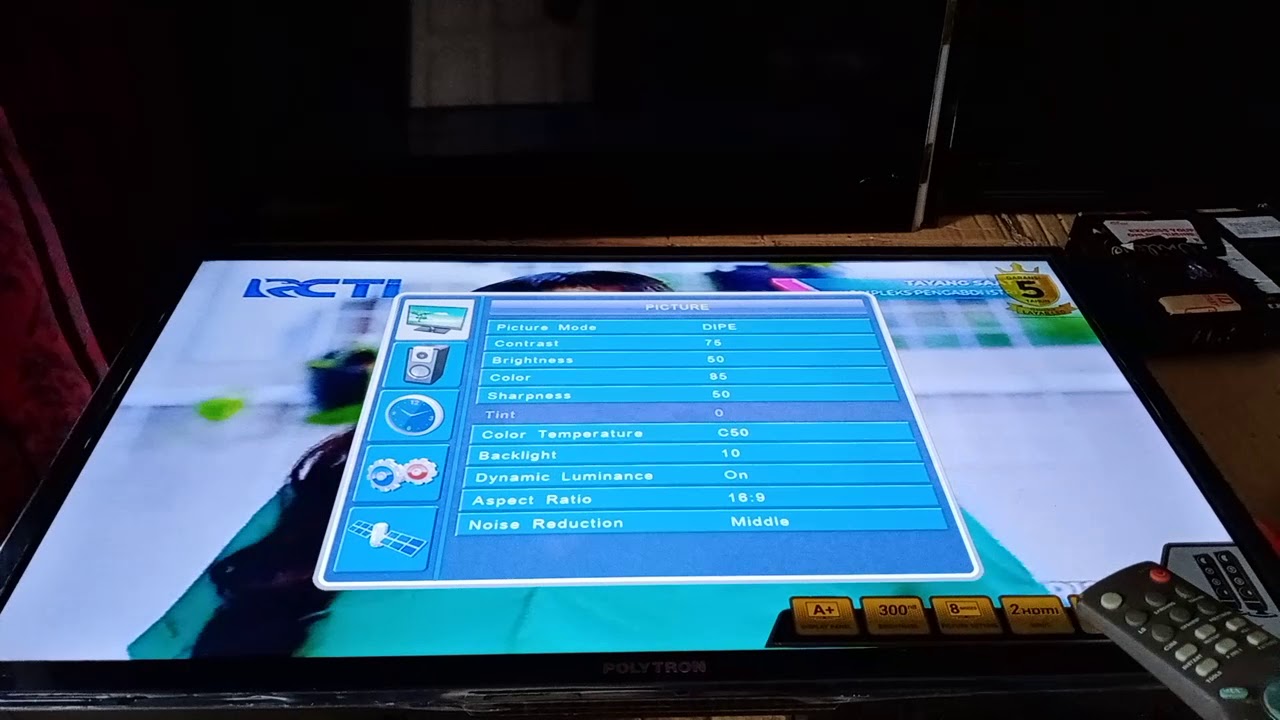 Factory setting tv led polytron - YouTube