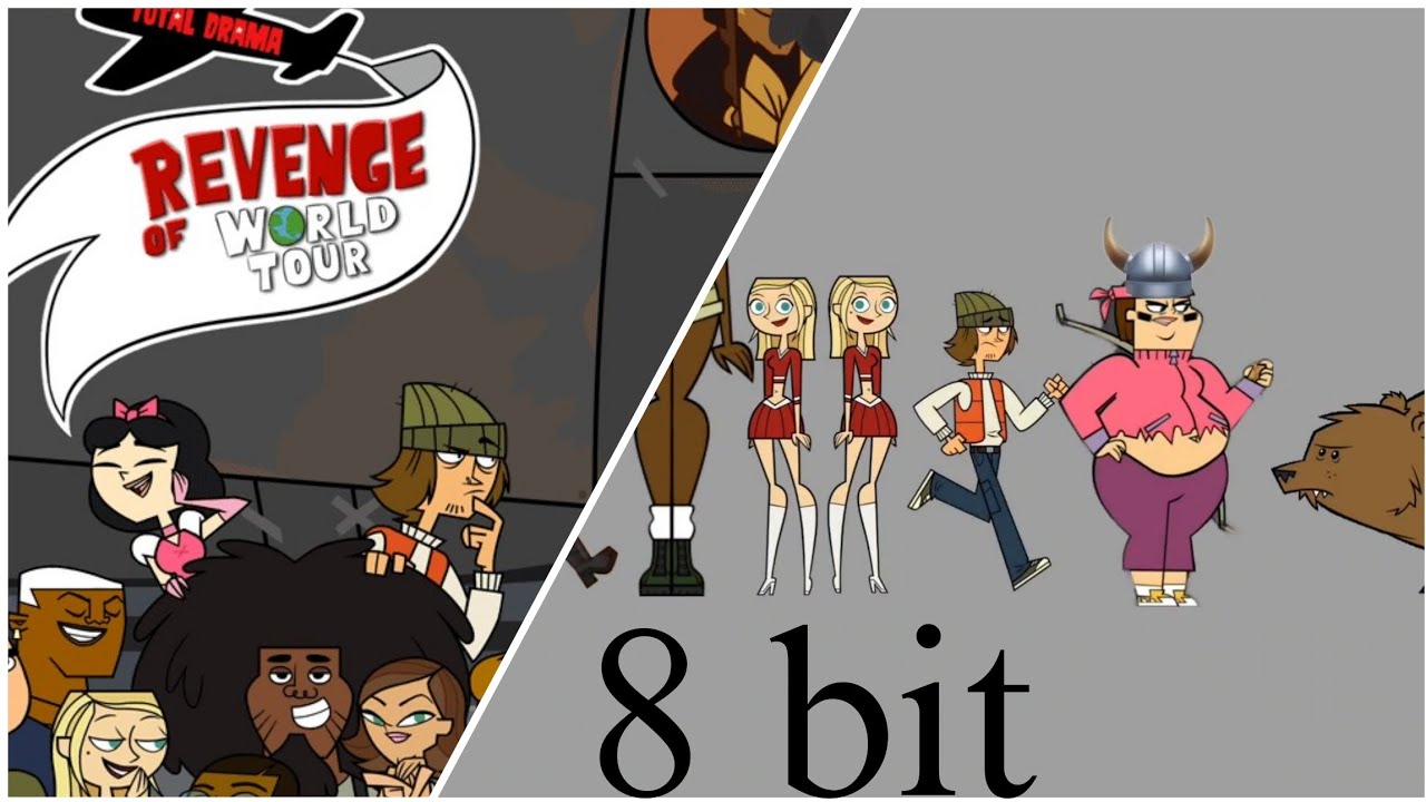 Total drama revenge of the world tour Video game 8 bit - YouTube