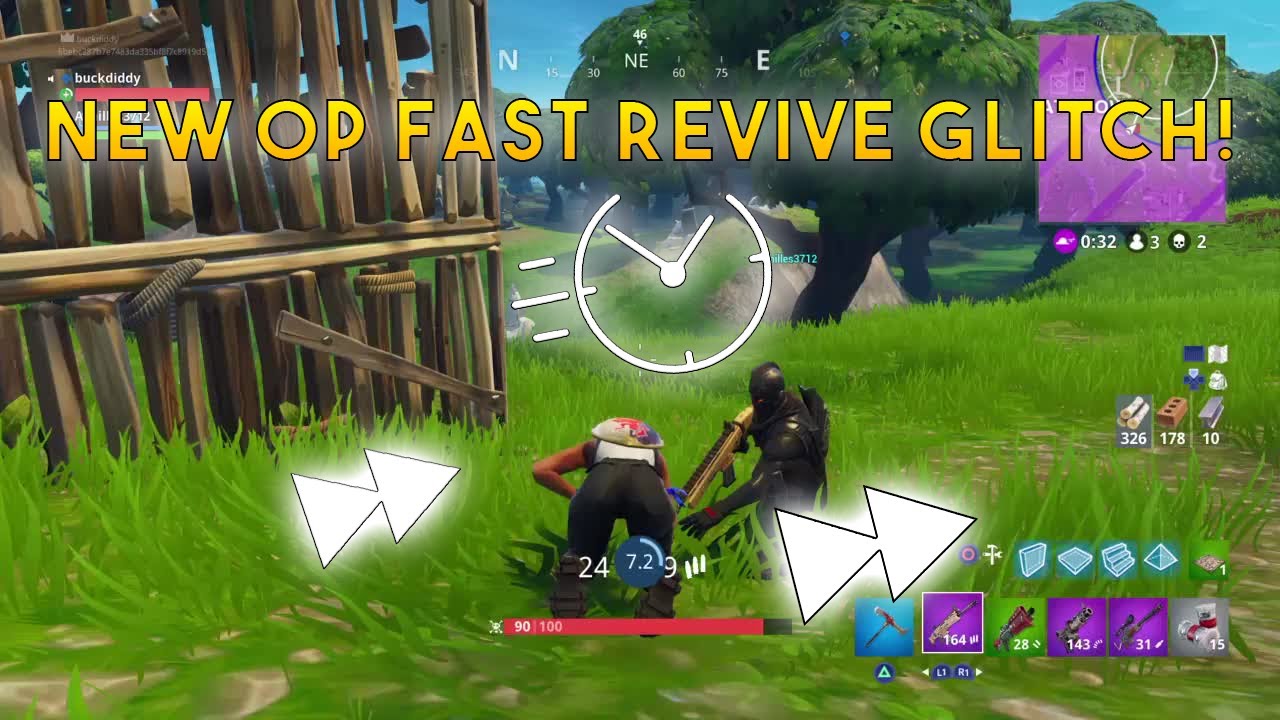 NEW OP Super FAST Revive Glitch! (Fortnite Battle Royal) - YouTube