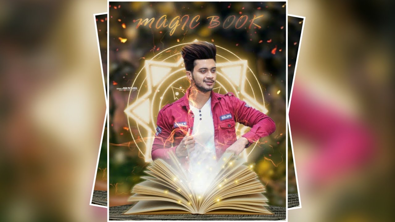 MAGIC BOOK - Picsart Amazing editing tutorial | Picsart Creative ...